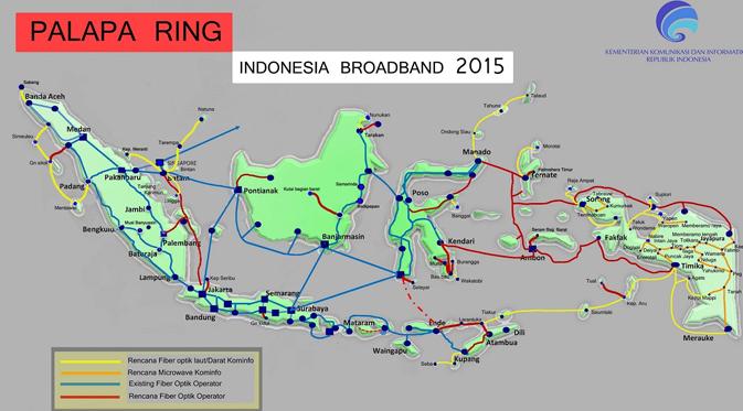 Palapa Ring Beroperasi Akhir 2018 - KordaNews